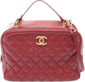 Chanel Pre-owned Sac bandouli&egrave;re vintage - Femme - Pre-owned - Rouge - Taille: ONE Size