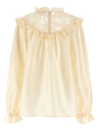 Zimmermann Womens Beige Silk Blouse