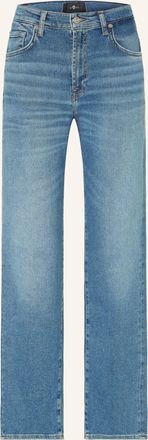 7 For All Mankind Straight Jeans Stovepipe blau
