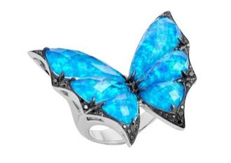 Stephen Webster Sapphire Crystal Haze Large Cocktail Ring Size M