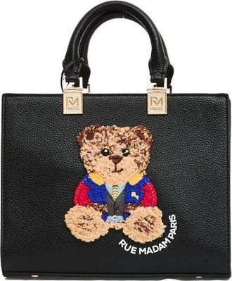 Rue Madame París Shopper & Totes - Mini Tote Orsetto Nera - Gr. unisize - in Schwarz - für Damen