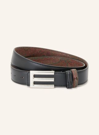Etro Etro Lederg&uuml;rtel Zum Wenden schwarz