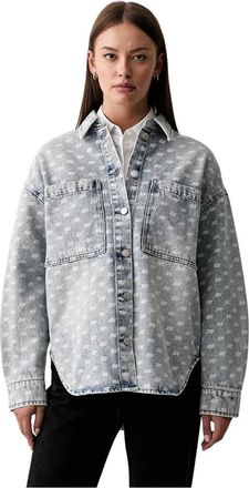 A|X Armani Exchange Damen, Blusen & Hemden, Blau, LGr&ouml;&szlig;e