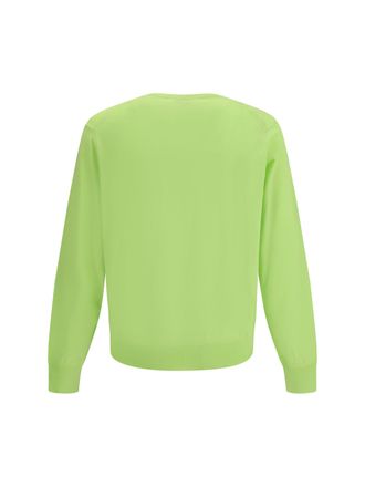 Tom Ford Mens Long-Sleeved Sweater Wild Lime Cotton