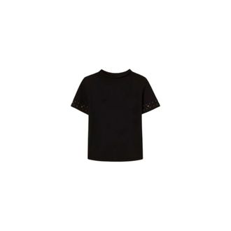 Twinset Maglia lupetto con strass - - Tops - Damen - Schwarzk - XL