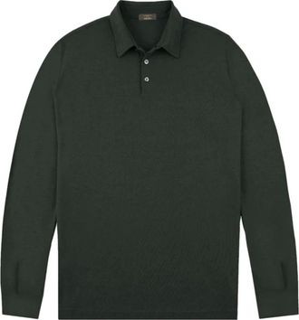Zanone Homme, Tops, Vert, Taille: 2XL Polo IceCotton