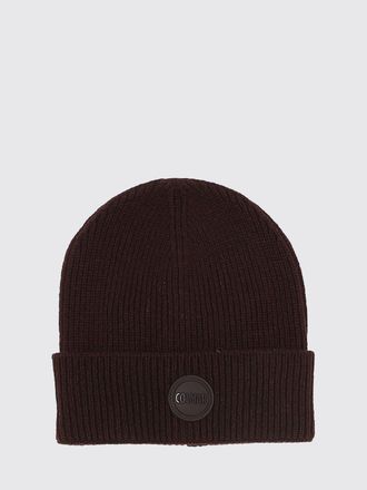 Colmar Beanie aus 100% Schurwolle mit Umschlag und Logo-Patch