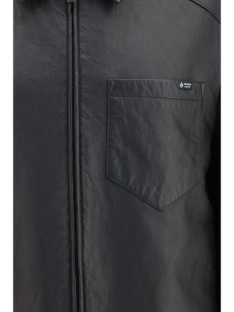 Prada Mens Jacket Nappa Leather Black Lambskin