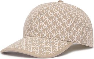 Calvin Klein Cap Emblem Print W Leather Patch Cap LV04F5036G Beige