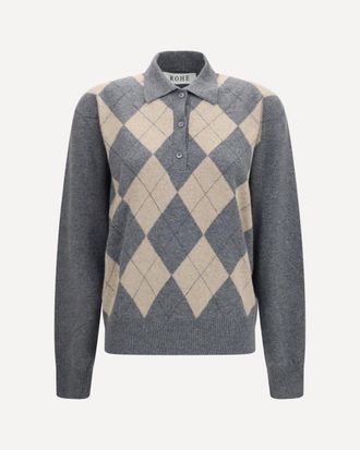 R&oacute;he Ballantyne Argyle Polo Female 40