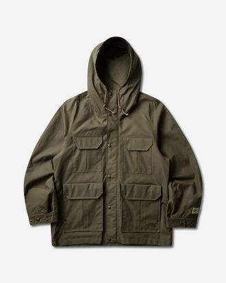 The North Face Men s TNF Red Box British Millerain 76 Mountain Parka Olive