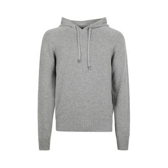 Tom Ford Langarm-Hoodie-Pullover - - Knitwear - Herren - Grau - XL