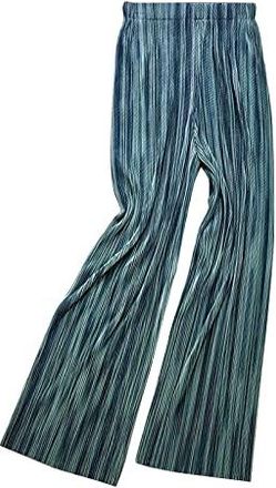 Generic Pantalon long pour femme imprim&eacute; ample, taille haute, droite, jambe large, pantalon &agrave; motifs, yoga, course, poids l&eacute;ger, style urbain, GN1., taille un