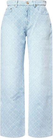 Casablanca Femme, Jeans, Bleu, Taille: W24 Monogram Denim Jeans