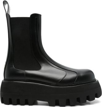Alexander McQueen Alexander McQueen Stiefel - Chunky Platform Black Ankle Boots - Gr. 40 (EU) - in Schwarz - für Damen