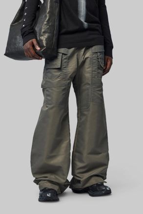 Rick Owens Pantaloni - Creatch Wide Cargo Drawstring