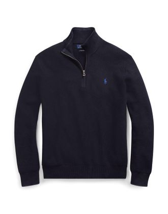 Ralph Lauren COTTON HALF-ZIP PULLOVER