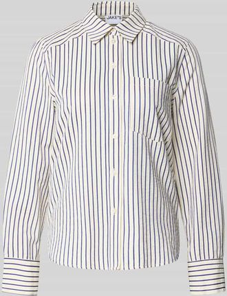 Jake*s Casual Regular Fit Bluse mit Brusttasche