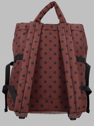 Ganni Re-Tech Printed Backpack - Brown