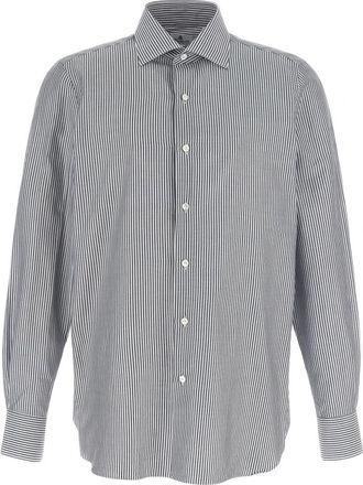 Finamore 1925 Hemd - - Shirts - Herren - Blau - 2XL