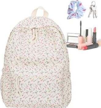 Generico Sac &agrave; dos Floral - 40 Cm De Livres De Fleurs En Toile De Grande Capacit&eacute;, Sac De Voyage Pour LOrganisateur De Stockage Durable | Girls For Wallet Tabl
