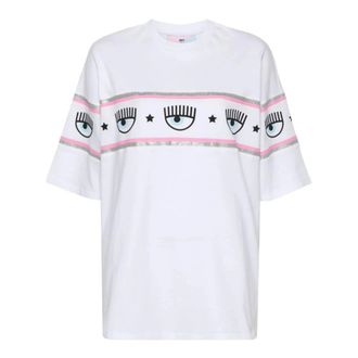 Chiara Ferragni T-Shirt - - Tops - Damen - Wei&szlig; - 2XS