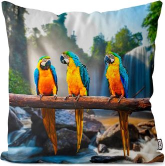 Void Watches Gelbbrust Ara Papagei Kissenbezug Kissenh&uuml;lle Sofakissen Kissen Deko Outdoor-Kissen Dekokissen, Kissen Gr&ouml;&szlig;e:60 x 60 cm