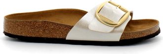 Birkenstock Femme, Chaussures, Blanc, Taille: 40 EU Sandales Madrid Big Pearl