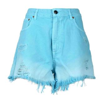 Semicouture Femme, Shorts, Bleu, Taille: W29 Short en jean