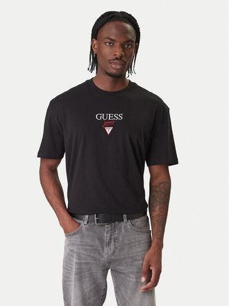 Guess T-Shirt M6RI45 K8HM0 Schwarz Oversize