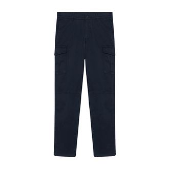 Brooks Brothers Marineblaue Stretch-Baumwoll-Cargos - - Trousers - Herren - Blau - W31