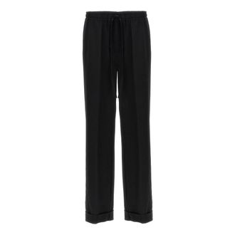 Dolce & Gabbana Wollhose - - Trousers - Herren - Schwarzk - 2XL