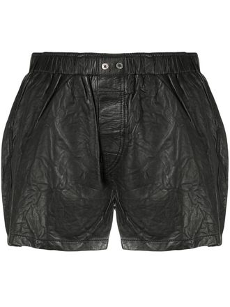 Zadig&Voltaire short à taille haute et effet froissé - Noir