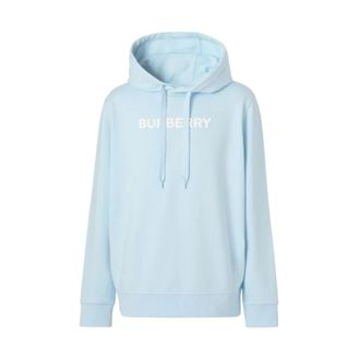 Burberry Homme, Sweatshirts et sweats &agrave; capuche, Bleu, Taille: S Ansdell Logo Sweat &agrave; capuche