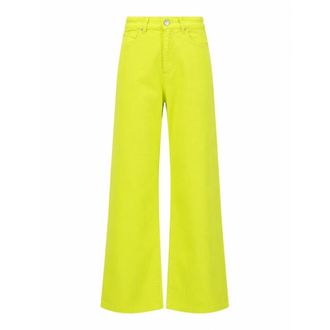 Brand Unique Lima Wide Jeans - - Jeans - Damen - Gelb - L