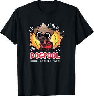 MARVEL Studios Deadpool & Wolverine Chibi Dogpool Trouble T-Shirt