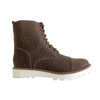 Firetrap Lizzy Stiefeletten f&uuml;r Damen, Leder, Seitlicher Rei&szlig;verschluss (Braun)