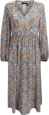 Max Mara Femme, Robes, Multicolore, Taille: 36 FR Silk Cr&ecirc;pe de Chine Maxi Dress