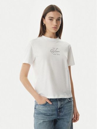 Calvin Klein Jeans T-Shirt LV047G831G Wei&szlig; Regular Fit
