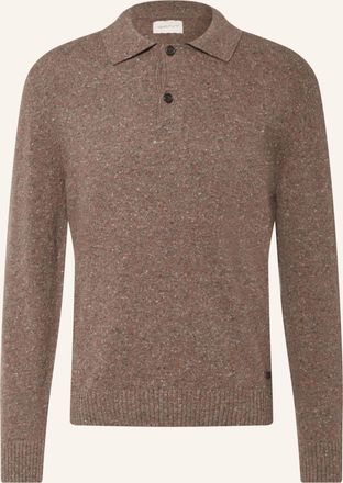 GANT Strick-Poloshirt braun