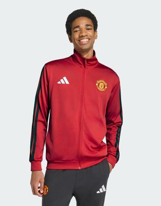 adidas Manchester United DNA Trainingsoberteil in MUFC Red-ROT