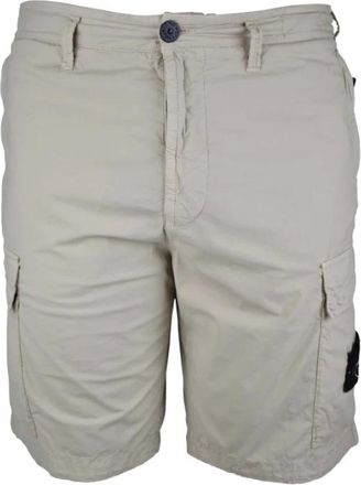 Stone Island Homme, Shorts, Beige, Taille: W33 Cargo Bermuda Shorts