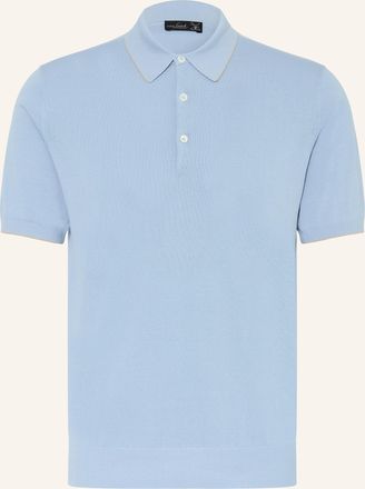 van Laack Van Laack Strick-Poloshirt Vl-Sandro-Sbf blau
