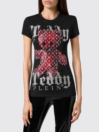 Philipp Plein T-shirt en jersey coupe slim avec imprim&eacute; Teddy et strass