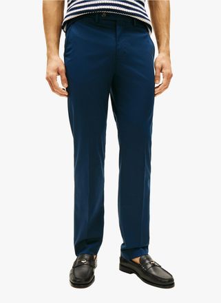 Tommy Hilfiger Pantalon droit en coton m&eacute;lang&eacute;