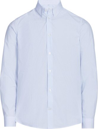 Au Printemps Paris Chemise à motif en coton