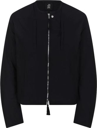 Thom Krom Homme, Vestes, Noir, Taille: M Cotton Jacket