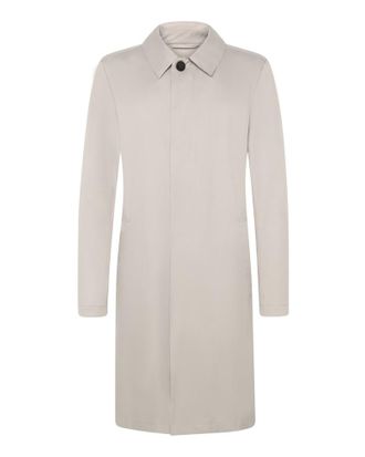 Tom Rusborg Leichter Mantel mit verdeckter Druckknopfleiste in