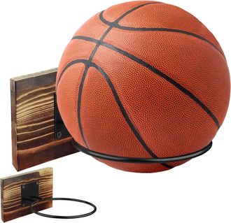 Generic Basketball Halterung Für Die Wand,Multifunktional Für Sport,Fußball Halterung Für Wandpräsentation | Für Volleyball Fußball Wohnzimmer Schlafzimmer Fl