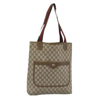 Gucci Sac cabas vintage doccasion - Femme - Pre-owned - Brun - Taille: ONE Size